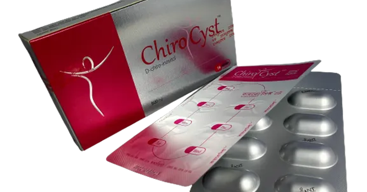 Chiro Cyst 500mg Capsule | Samm Care