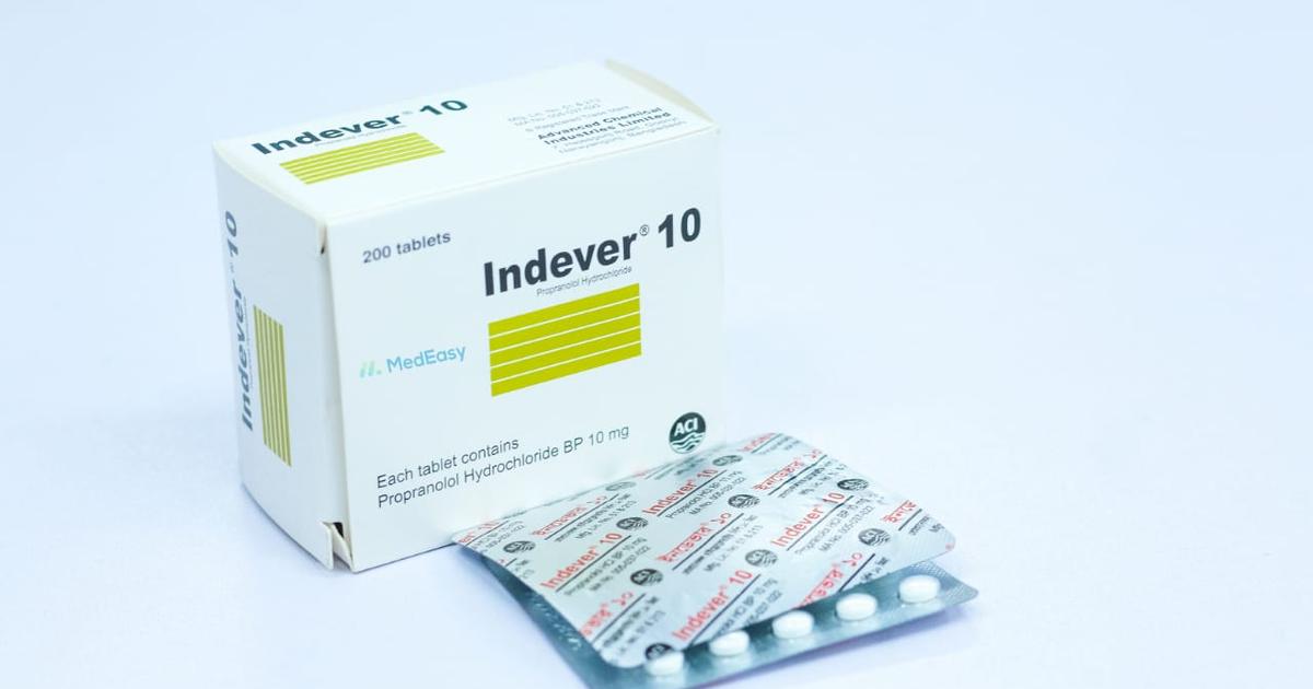 Indever 10 mg Tablet | Samm Care