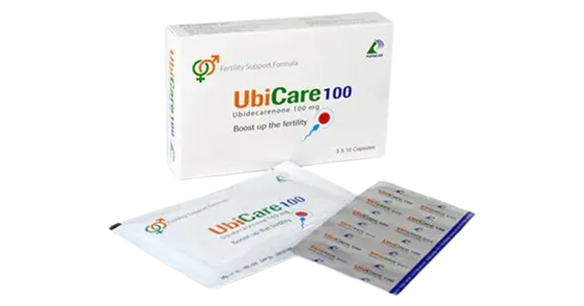 UbiCare 100 mg Capsule | Samm Care