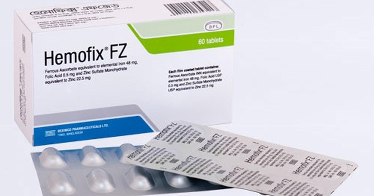 Hemofix FZ Tablet | Samm Care